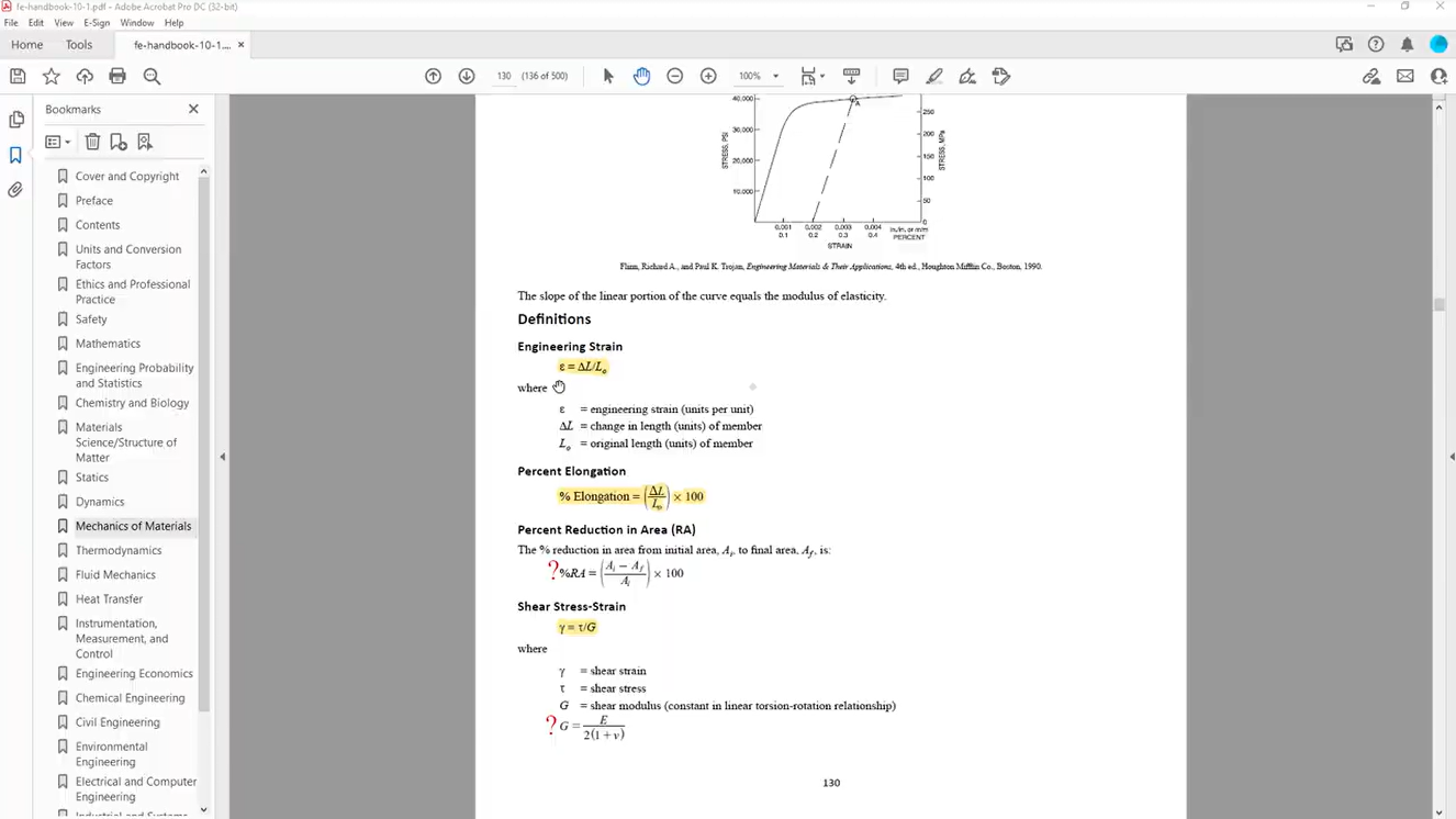 Ultimate FE Reference Handbook Guide. Master these and Save Valuable ...